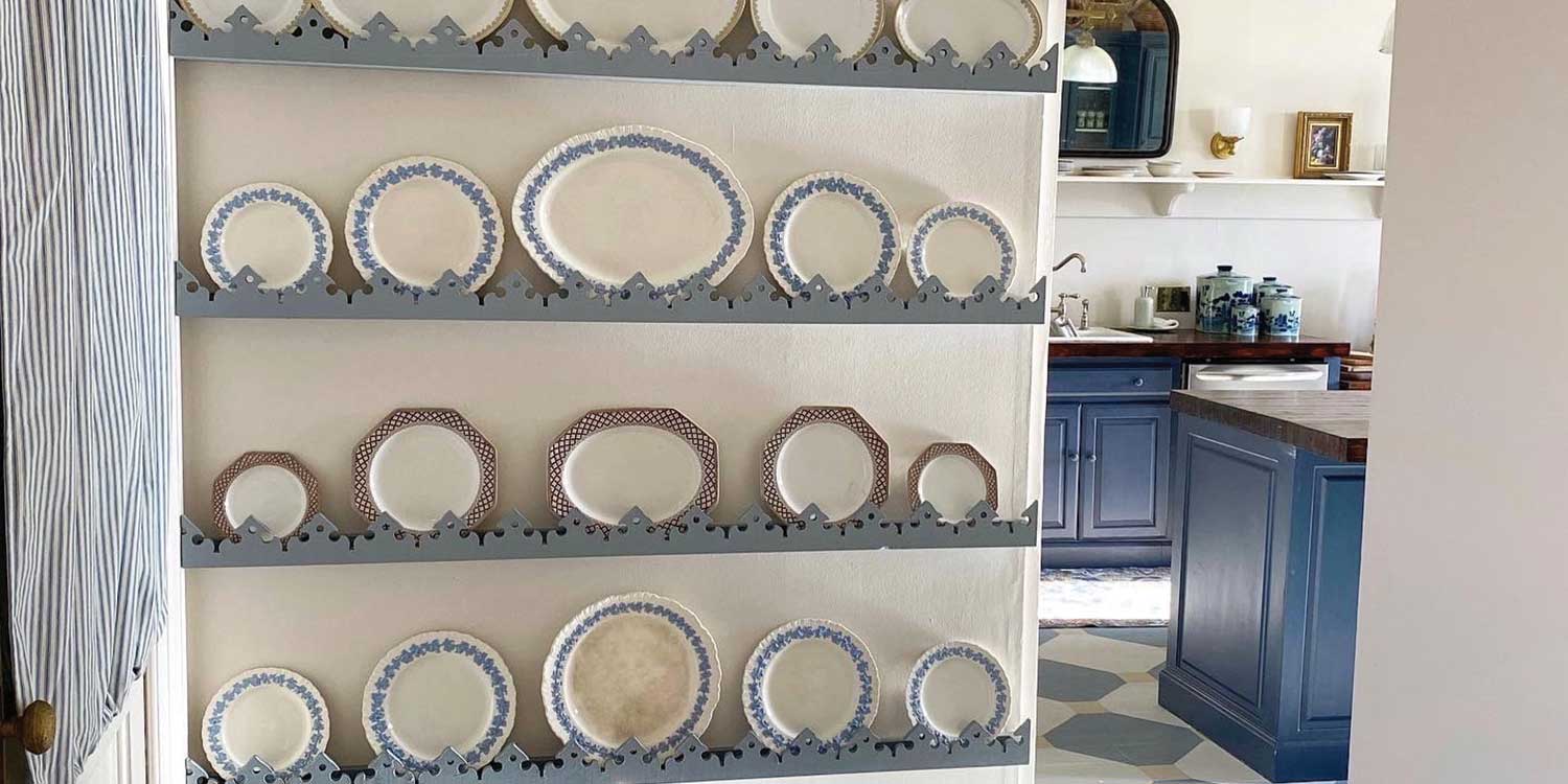 The Plate Show: How One Homeowner Uses Fine China to Keep Her Home’s ...